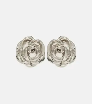 Magda Butrym Rose Stud Earrings - Silver
