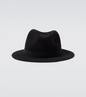 Borsalino Jared Wool And Cashmere Felt Hat - Black