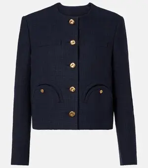 BLAZÉ MILANO Blazé Milano Shamo Cotton-Blend Tweed Jacket