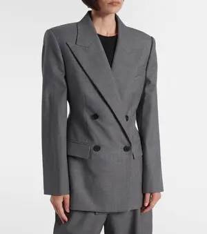 Givenchy Double-breasted Wool Blazer