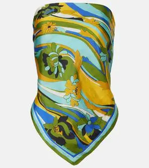 Christopher Esber Floral Silk Scarf - Multicoloured