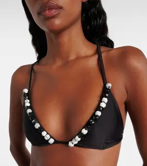 SIR. Baci Beaded Bikini Top