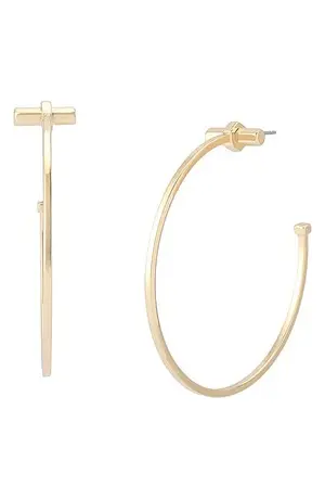 ALLSAINTS Bolt Hoop Earrings - Gold