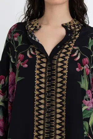 RAISHMA Floral Print Tunic Shirt