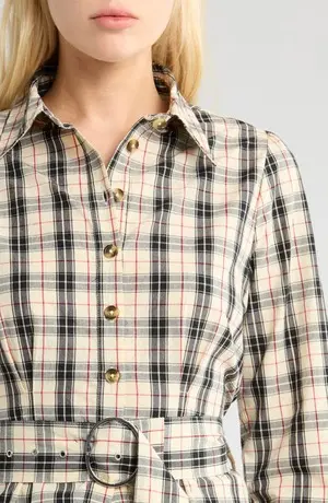 DAMSON MADDER Harley Plaid Button-up Shirt