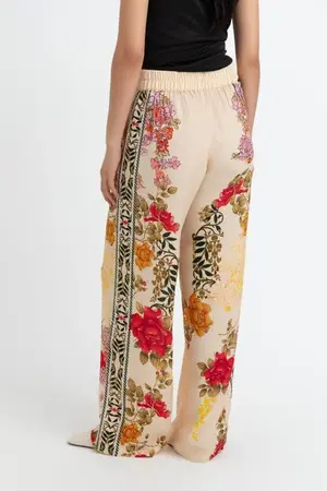 RAISHMA Nancy Floral-print Trousers