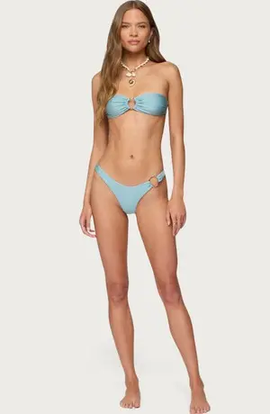 EDIKTED Mesa O-ring Bandeau Bikini Top