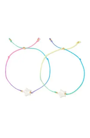 VENESSA ARIZAGA Twin Stars Bracelet Set - Rainbow