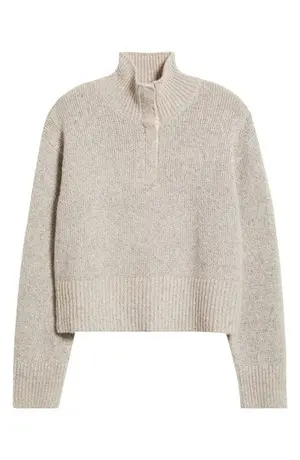 525 America Snap Front Henley Sweater