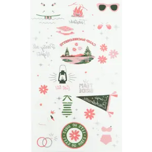 JOLLITY & CO Camp Bachelorette Party Pack Tattoo Sheetsparty Pack Of 20 - Assorted Pre-pack
