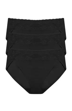 Natori Bliss Perfection French Cut Brief 3-pack - Black