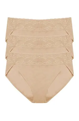 Natori Bliss Perfection French Cut Brief 3-pack - Cafe