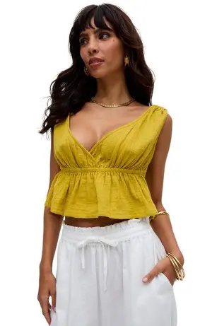 RAFFYA Katty Deep-v Neck Blouse