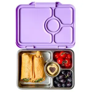 YUMBOX Prêt Stainless Steel Leakproof Bento Lunch Box - Lavande Purple