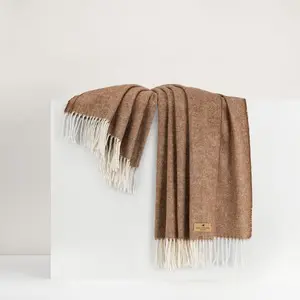LANDS DOWNUNDER Italian Herringbone Throw Saddle