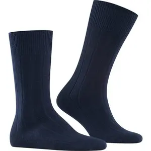 Falke Lhasa Wool-blend Socks - Dark Navy