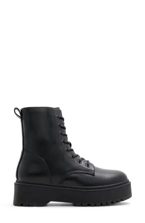 CALL IT SPRING BY ALDO Jadyn Platform Combat Boots - Black