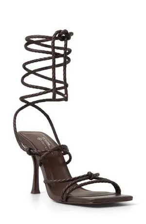 CALL IT SPRING BY ALDO Adriaana Ankle Wrap Sandal - Dark Brown