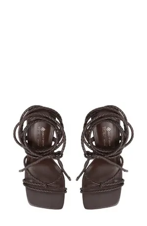 CALL IT SPRING BY ALDO Adriaana Ankle Wrap Sandal - Dark Brown