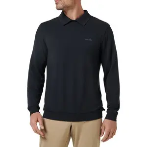 Travis Mathew Amenities Collared Sweatshirt - Black