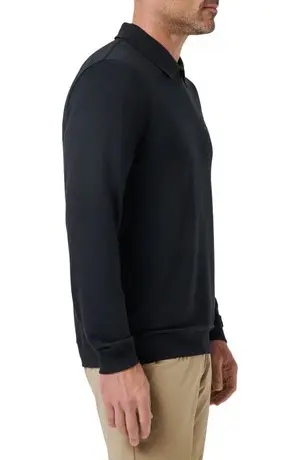 Travis Mathew Amenities Collared Sweatshirt - Black