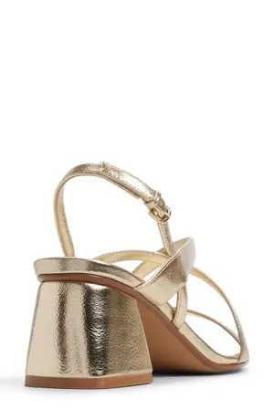 CALL IT SPRING BY ALDO Strappy Sandals With Block Heel - Gold