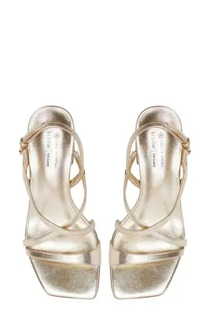 CALL IT SPRING BY ALDO Strappy Sandals With Block Heel - Gold