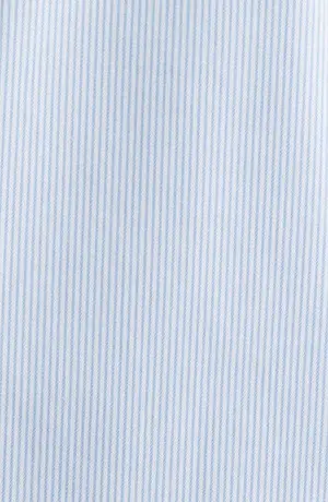 1863 BY ETERNA Stripe Non-iron Cotton Twill Dress Shirt