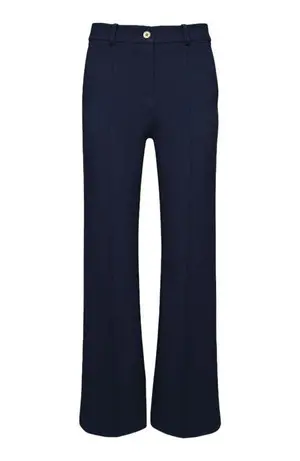 SAINT + SOFIA Cambridge Tailored Wide Leg Pant - Blue