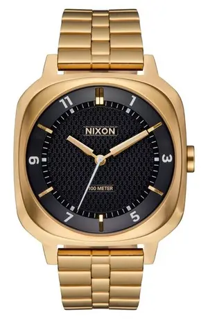Nixon Fremont Bracelet Watch - Gold/black