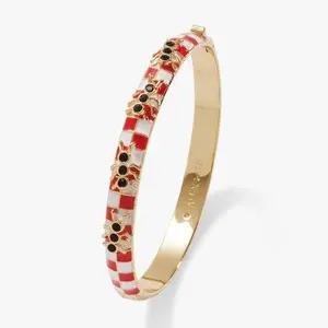 ALEX AND ANI Picnic Blanket Hinge Bangle With Ants