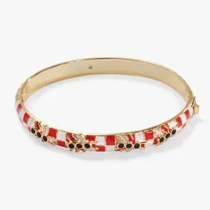 ALEX AND ANI Picnic Blanket Hinge Bangle With Ants