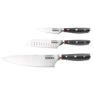 CUISINE::PRO® Iconix® 3-piece Starter Knife Set - Black