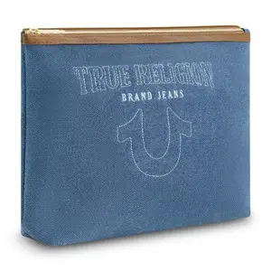 True Religion Zip Cosmetic Bag