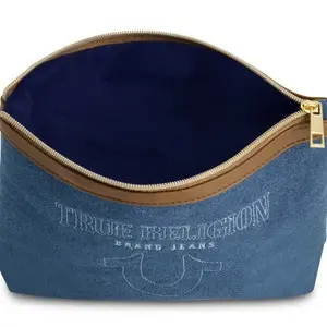True Religion Zip Cosmetic Bag