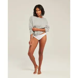 NUDEA The Organic Cotton Easy Does It Bralette - Cotton White