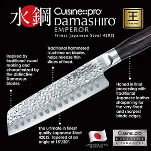 CUISINE::PRO® Damashiro Emperor® 6" Mini Chef's Knife