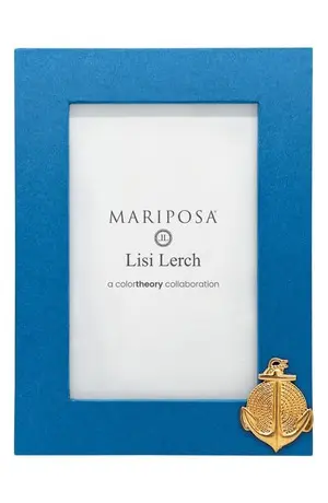 MARIPOSA Anchor 4 X 6-inch Picture Frame - Blue
