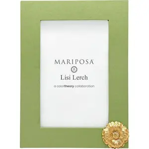MARIPOSA Flower Meadow 4 X 6-inch Picture Frame - Green