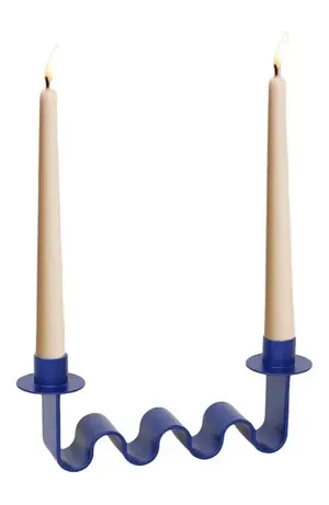 MESO GOODS Helen Candle Holder - Electric Blue