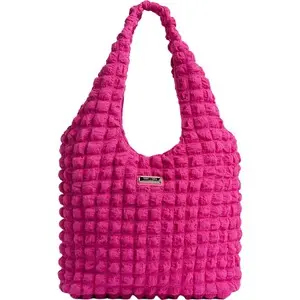 SAINT + SOFIA Soho Shoulder Tote Bag - Fuchsia Pink