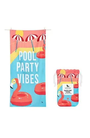 DOCK & BAY Quick Dry Beach Towel - Pool Party Vibes