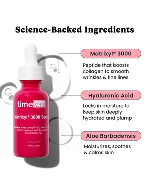TIMELESS SKIN CARE Matrixyl® 3000 Peptide Complex Serum - 1oz