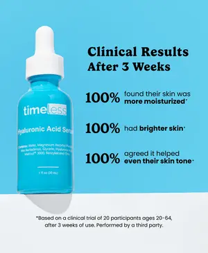 TIMELESS SKIN CARE Hyaluronic Acid + Vitamin C Serum - 1oz