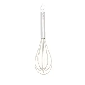 CUISIPRO 8-inch Stainless Steel And Silicone Egg Whisk - Clear