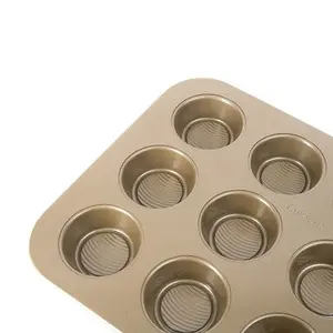 CUISIPRO 12-cup Steel Nonstick Muffin Baking Pan