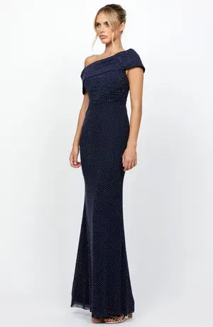 BARIANO Tindra Asymmetric Maxi Gown
