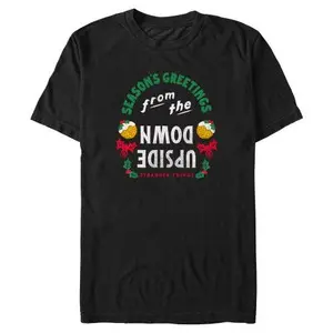 STRANGER THINGS Christmas Season's Greetings Graphic T-shirt