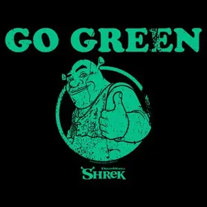 SHREK St. Patrick's Day Go Green Short Sleeve Graphic T-shirt
