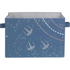 LAMBS & IVY Star Wars Galaxy Collapsible Storage Bin - Blue